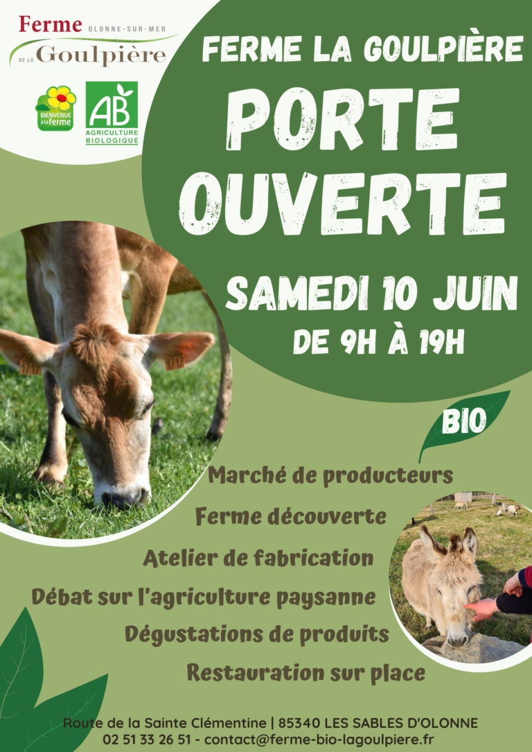Porte ouverte à la ferme - Ferme Bio La Goulpière